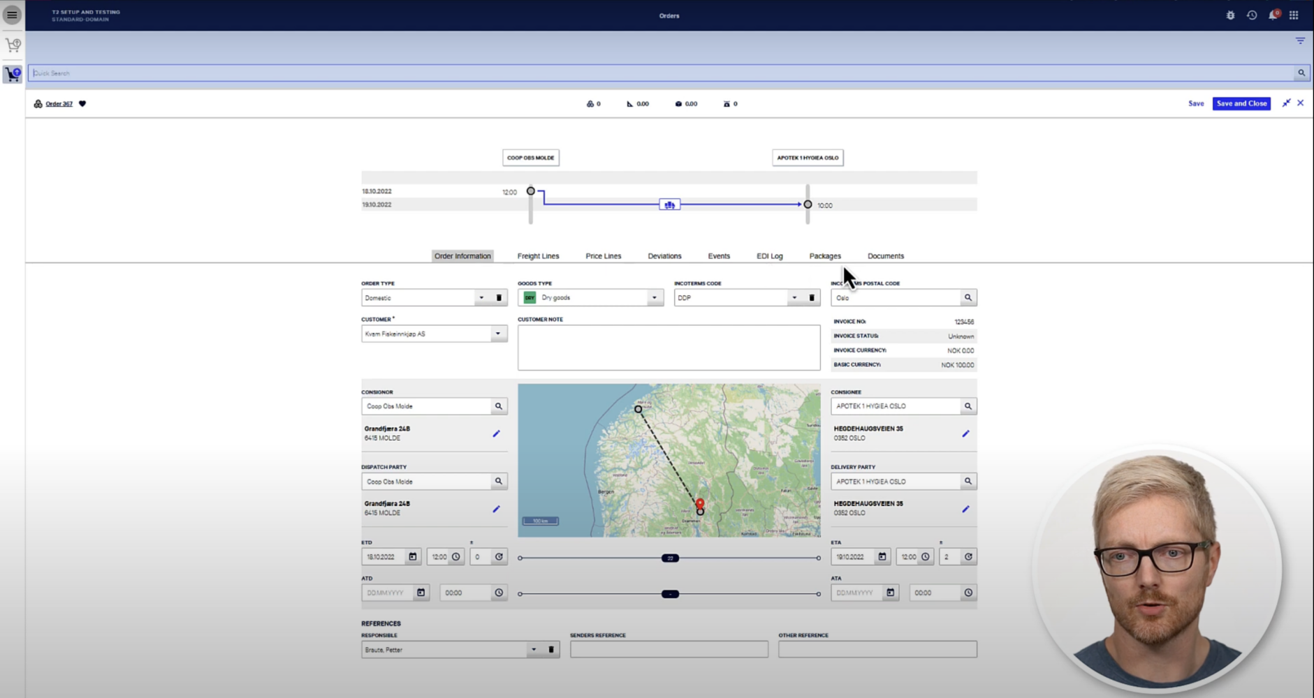 Ensure full control over your transport, goods and assignments - Maritech